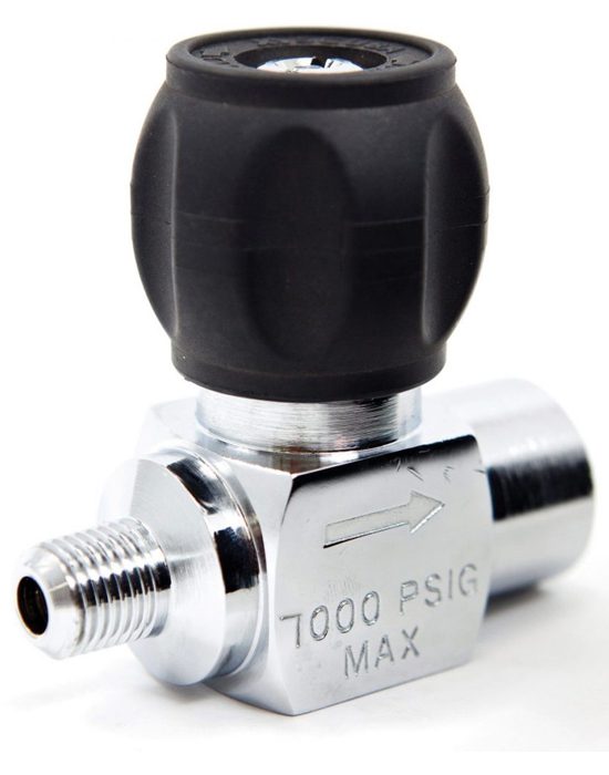 Valve 1/4” Male NPT X 1/4” Female NPT 7000PSI - Saguaro Scuba